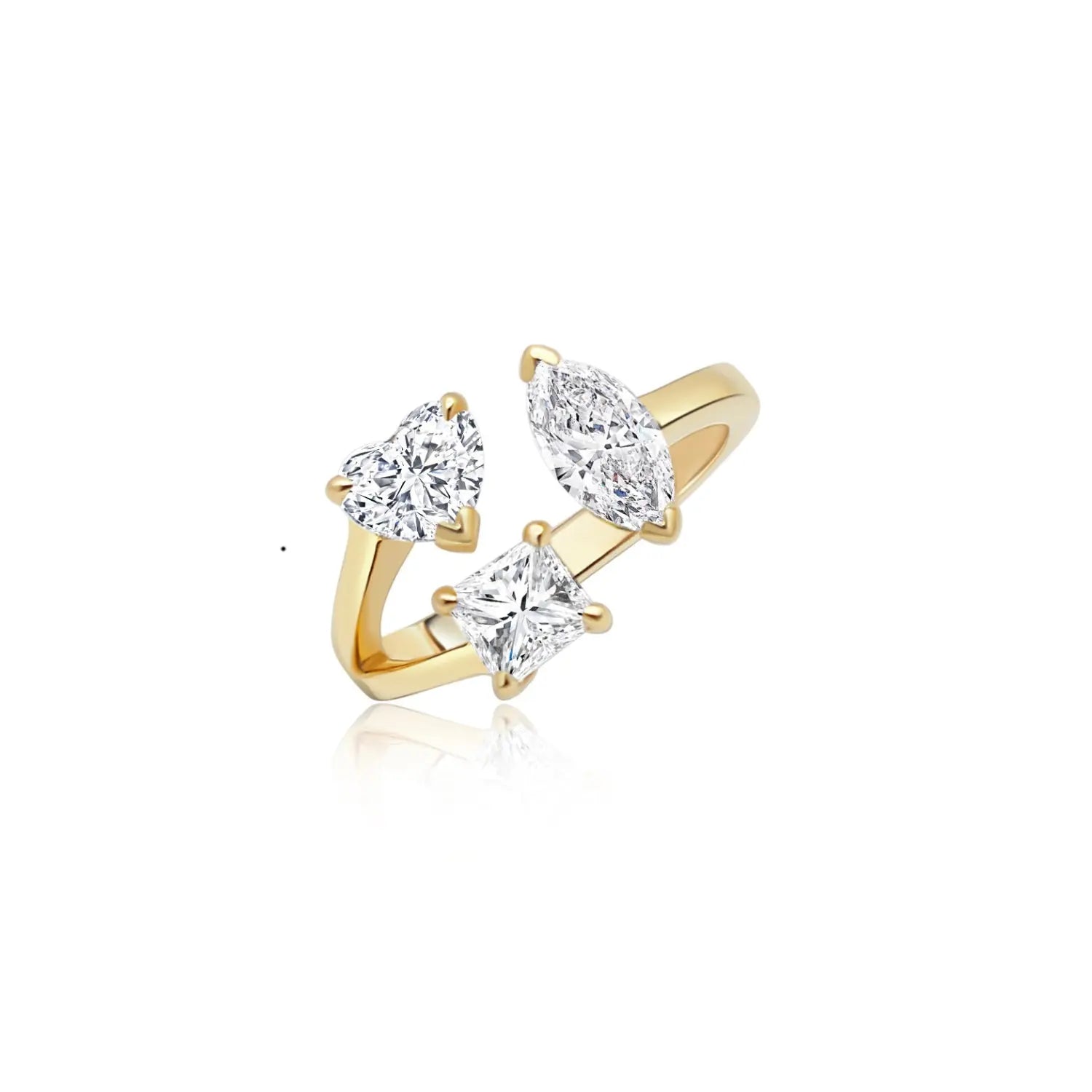 Multi Shaped Diamond Ring - JJ Jewelry