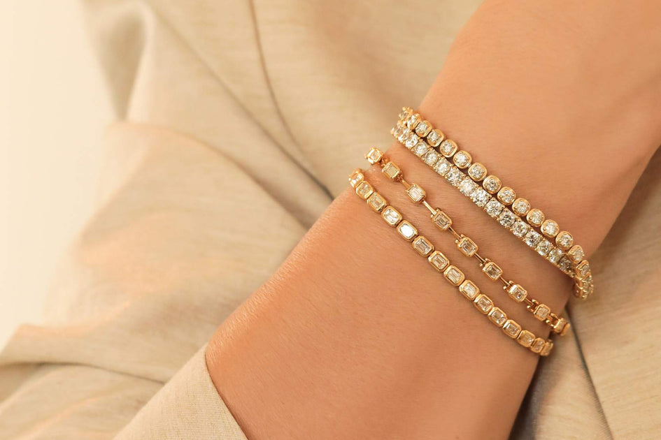 Renata Spaced Round Diamond Bracelet - JJ Jewelry